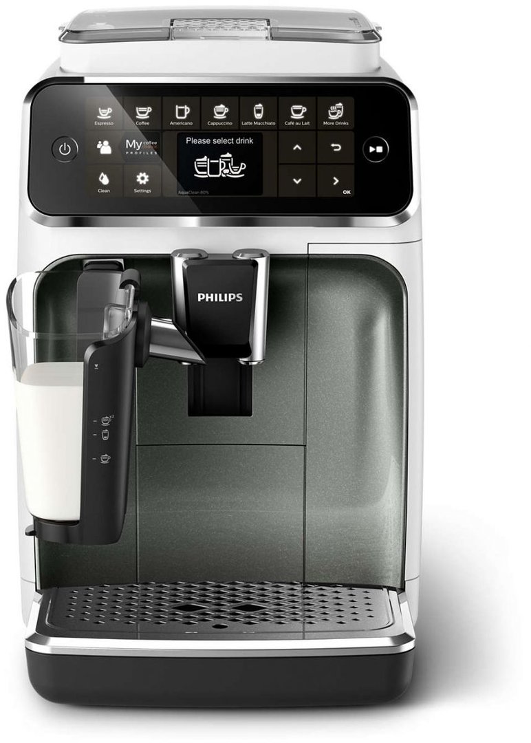 Кофемашина Philips Series 4300, 1.8л, зерно+мол., автомат.капуч, аторец ...
