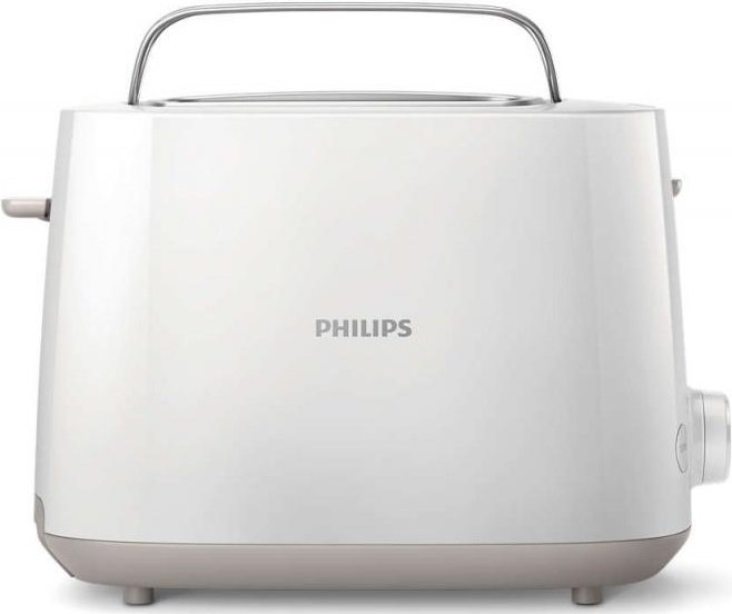 Тостер Philips Daily Collection, 830Вт, пластик, крышка от пыли, белый ...