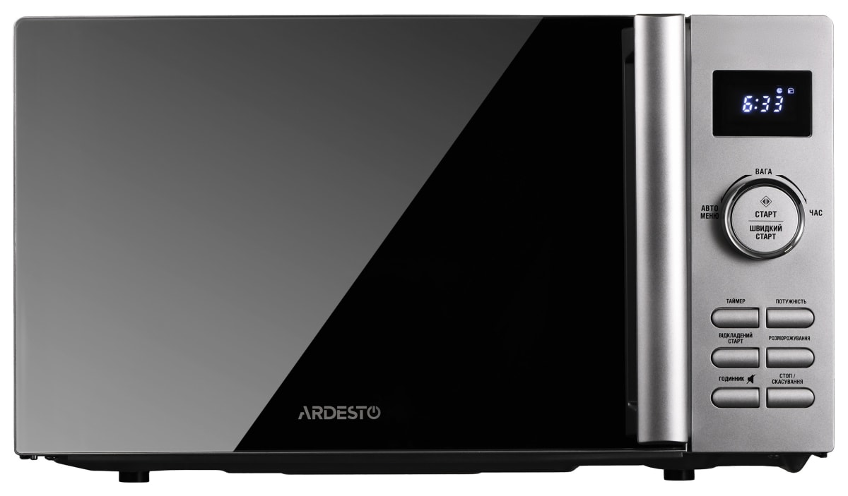 Микроволновая печь ARDESTO, 20л, электр. управл., 700Вт, дисплей, откр.ручкой, быстрый старт ...