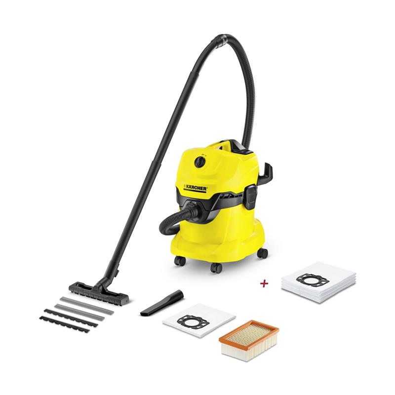 Пылесос хозяйственный Karcher WD 4 + мешки 34910 Owwa