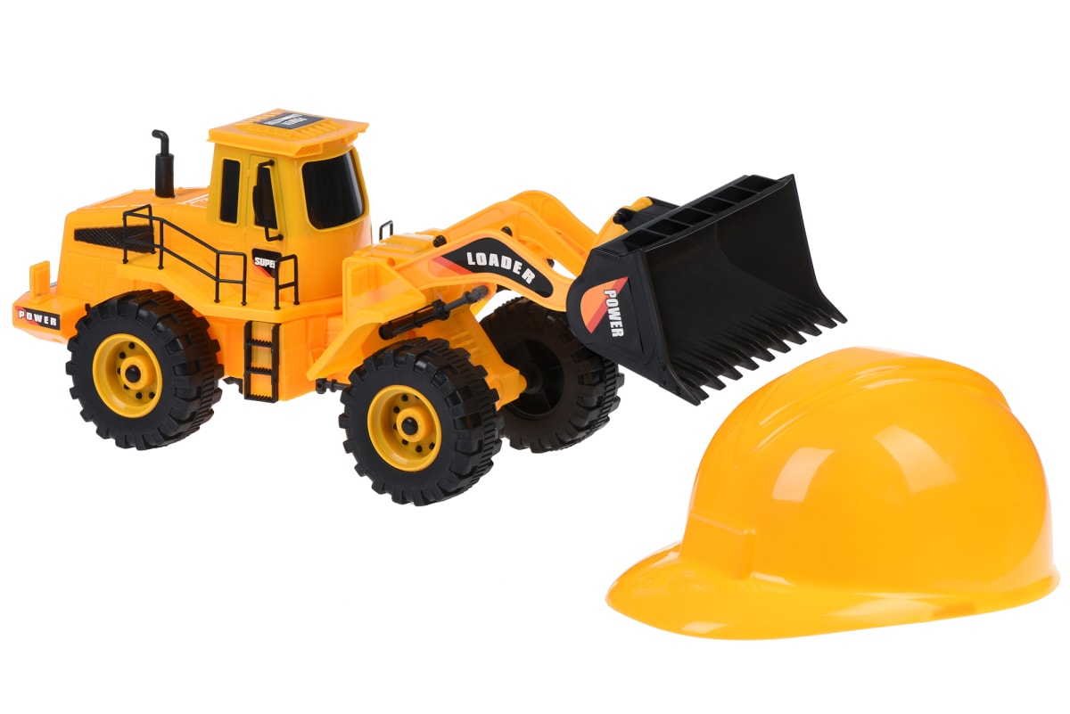 Набор машинок Same toy Builder Трактор + каска 36819 Owwa