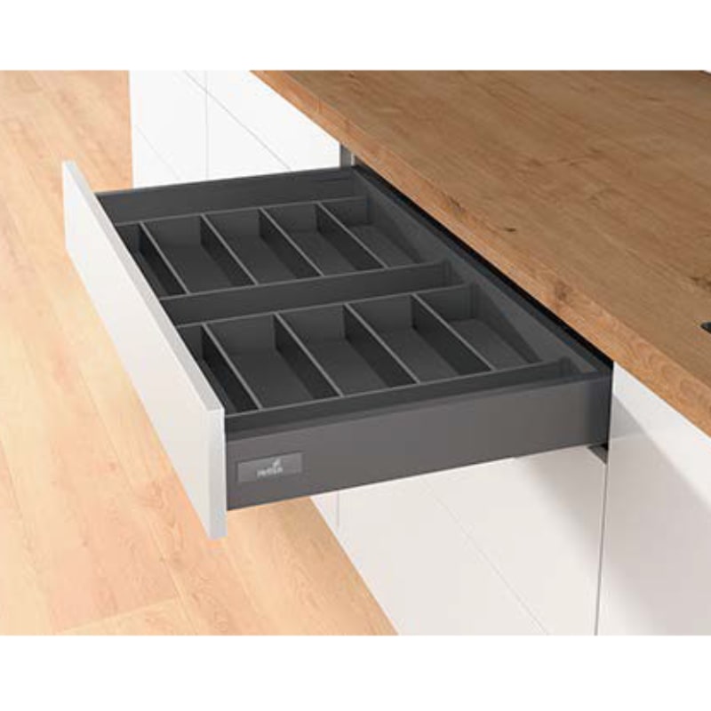 Организация orgatray 630 антрацит, металл, l=500мм avantech you (9278319) hettich (41974 ...