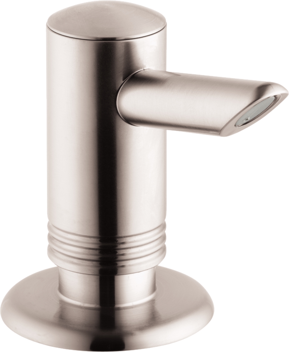 Дозатор для моющих средств Hansgrohe, 300мл, стальной 46254 Owwa