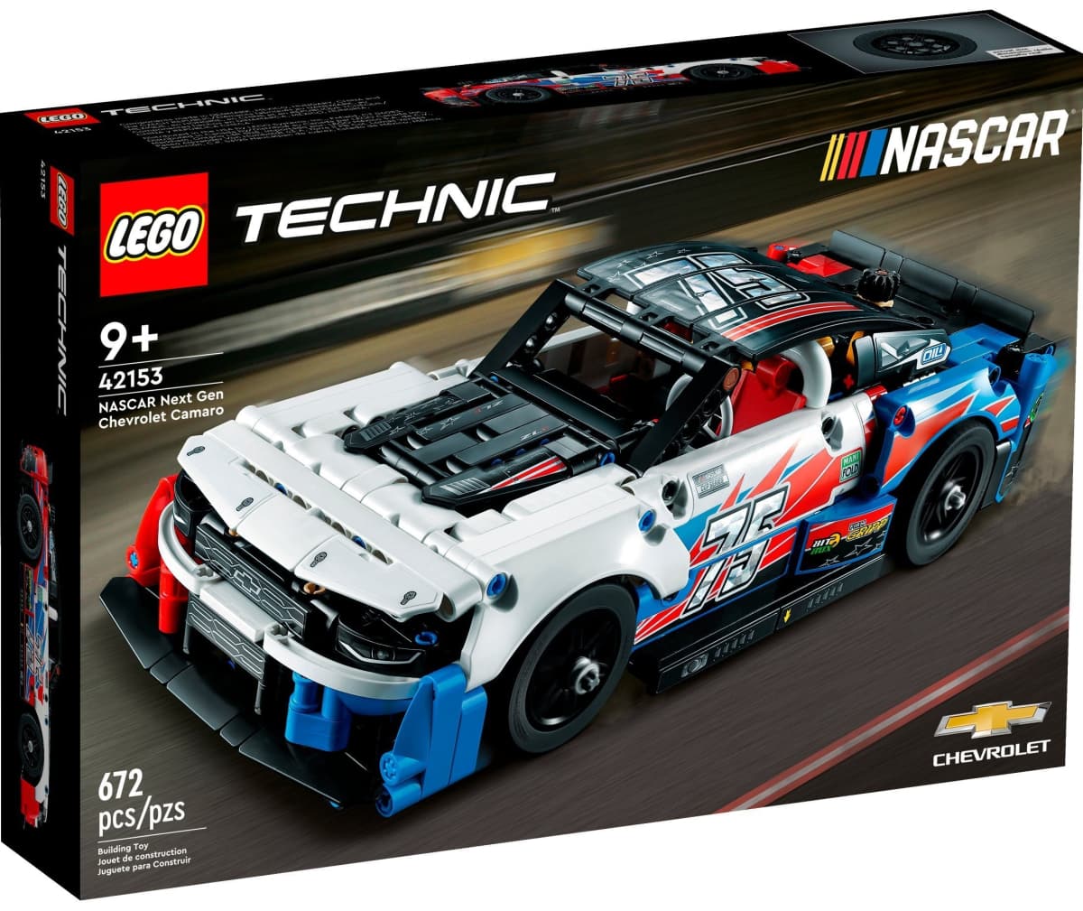 Конструктор LEGO Technic NASCAR Next Gen Chevrolet Camaro ZL1 49136 Owwa