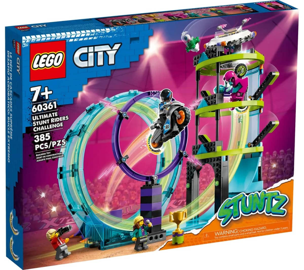 Конструктор LEGO City Stuntz Невероятная задача для каскадеров 49128 Owwa