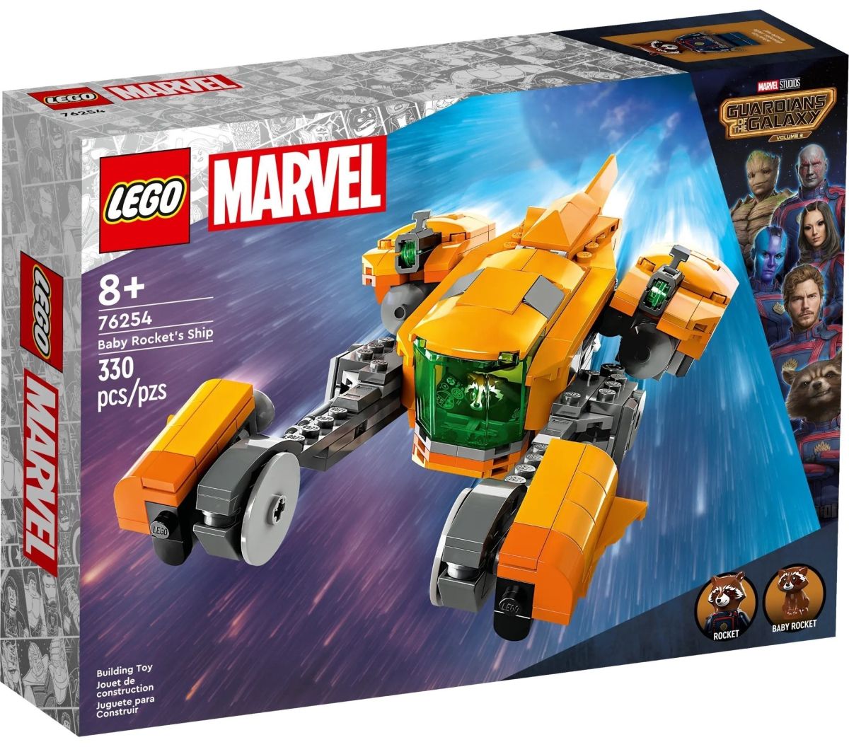 LEGO Конструктор Marvel Звездолет малыша Ракеты 50695 Owwa
