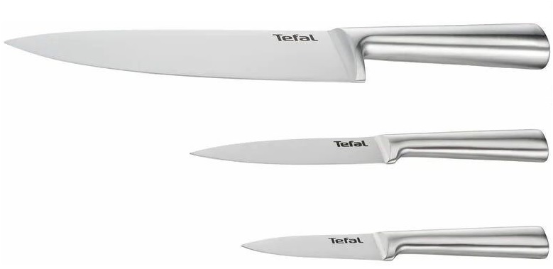 Tefal набор ножей expertise 3, нержавеющая сталь (53354) • Купить в ...