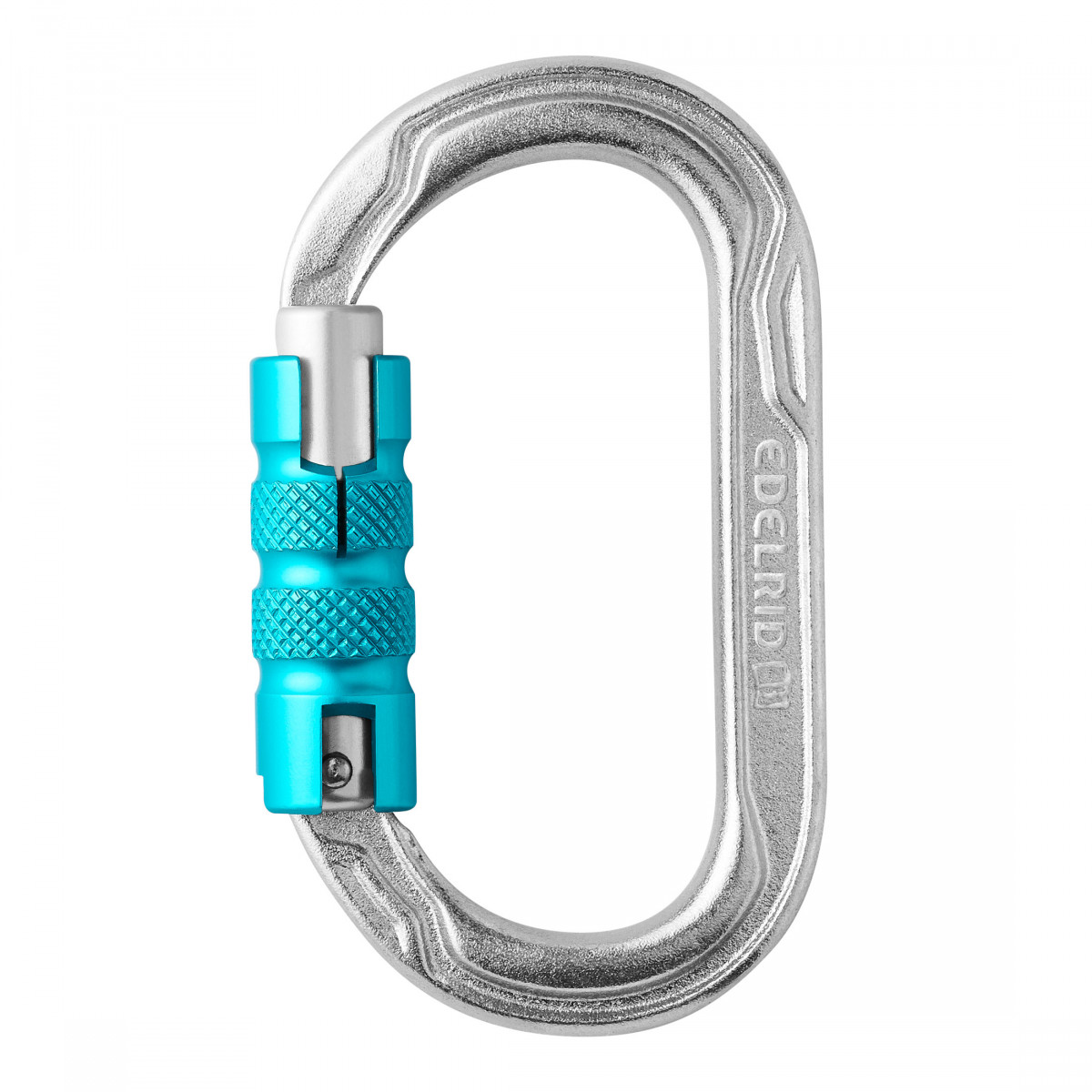 Карабин Edelrid Oval Power Steel Triple Silver 165347 Owwa