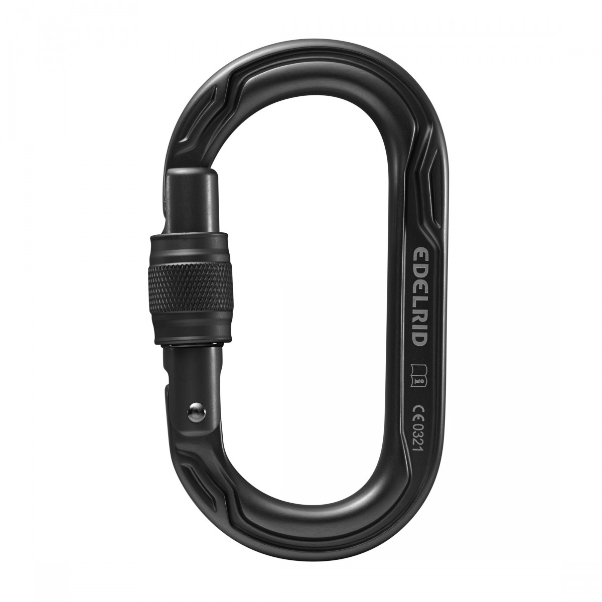 Карабин Edelrid Oval Power 2500 Screw Night 165343 Owwa