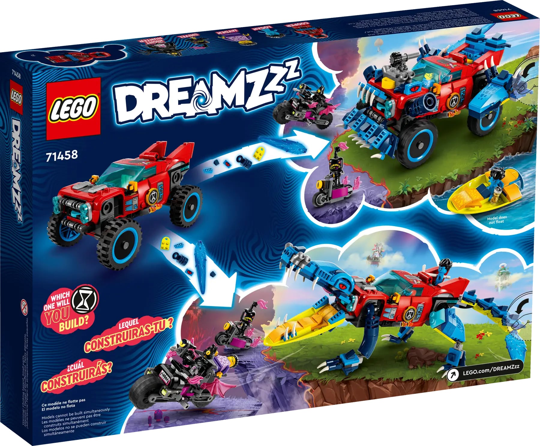 LEGO Конструктор DREAMZzz™ Автомобиль Крокодил 169863 Owwa