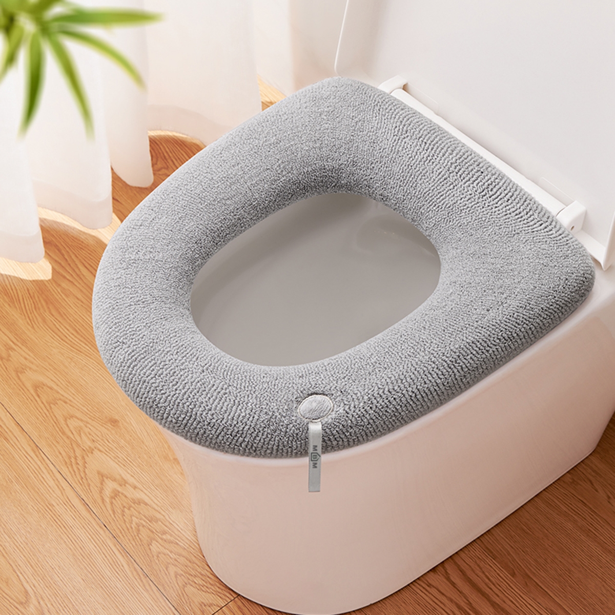 Чехол для сидения унитаза, серый 171459 Owwa