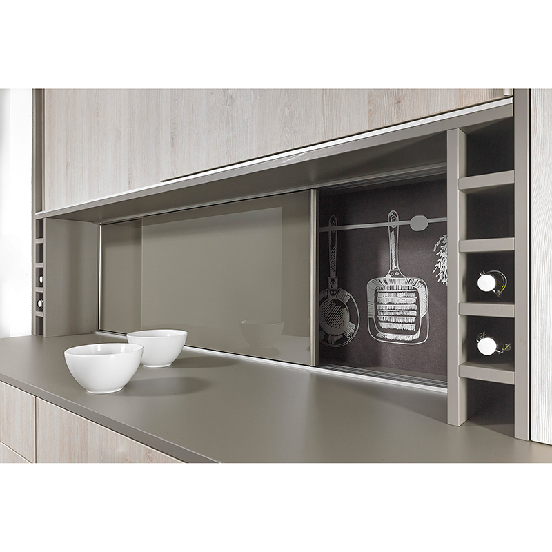 Комплект slideline m для 2-х дверей от 450мм с демпфером ...