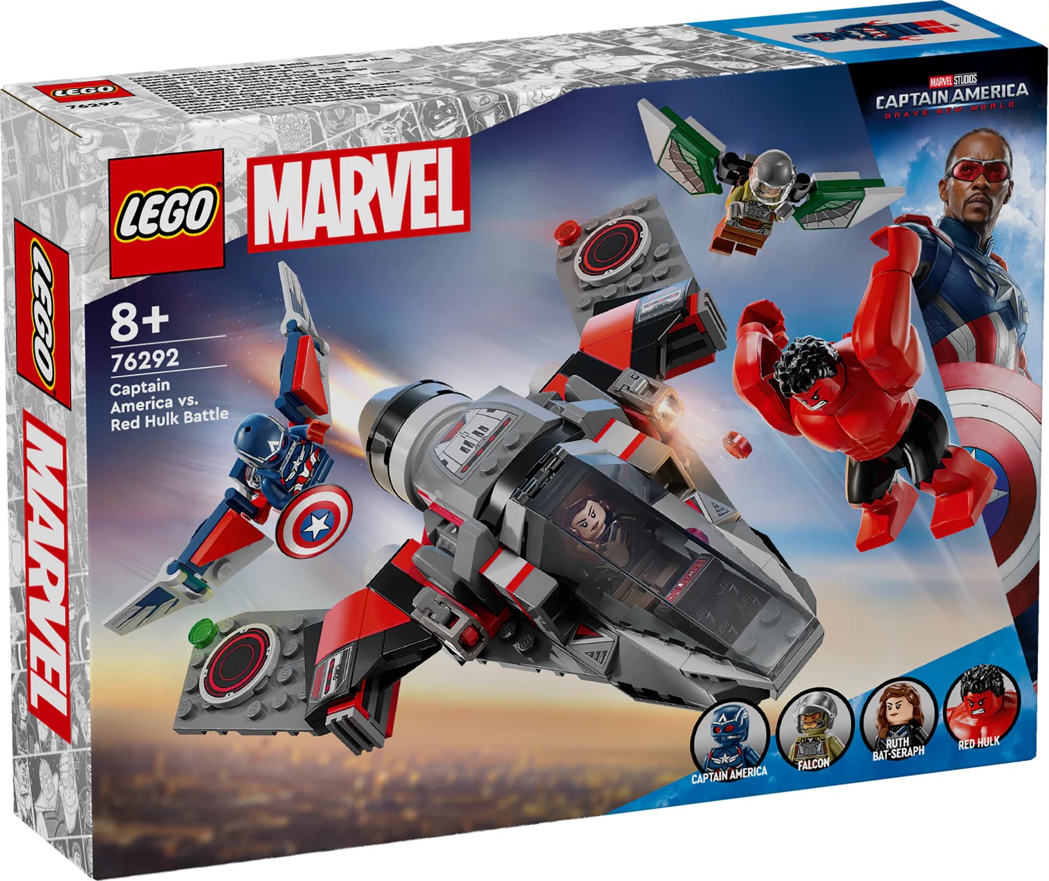 LEGO Конструктор Marvel Фигурка Капитан Америка 175300 Owwa