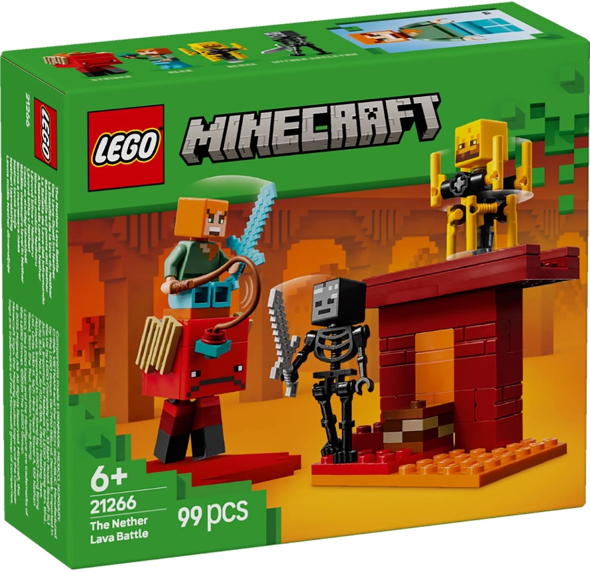 LEGO Конструктор Minecraft Битва с лавой в Незере 178999 Owwa