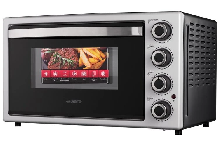 Электрическая печь Ardesto EO-4220GRCS - 2000Вт/42 л./гриль/конвекция/вертел/таймер/серая 44241 Owwa