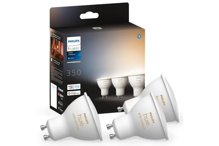 Philips Hue Лампа умная GU10, 5W(50Вт), 2200K-6500K, Tunable white ...